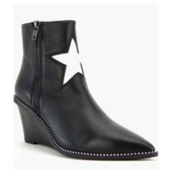 Caverley Shoes | Shoes | Caverley Robbie Black White Star Leather ...